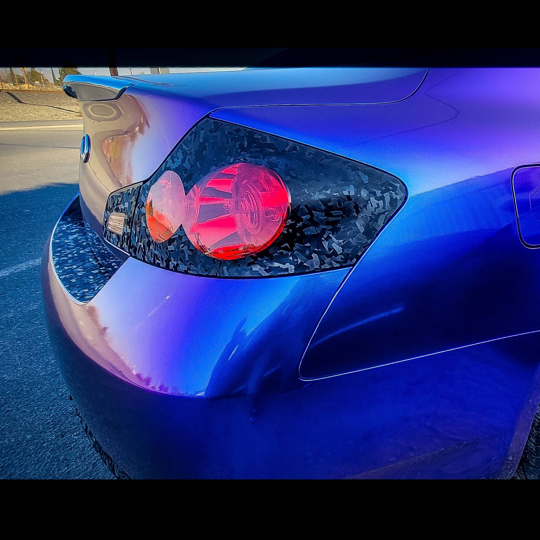 Forged carbon wrapped tail lights | Scrolller