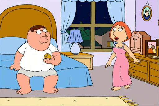 Fornication between Lois and Peter Griffin. | Scrolller