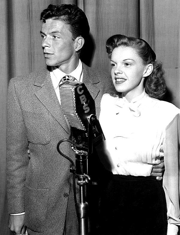 Frank Sinatra and Judy Garland on CBS Radio, 1944 | Scrolller