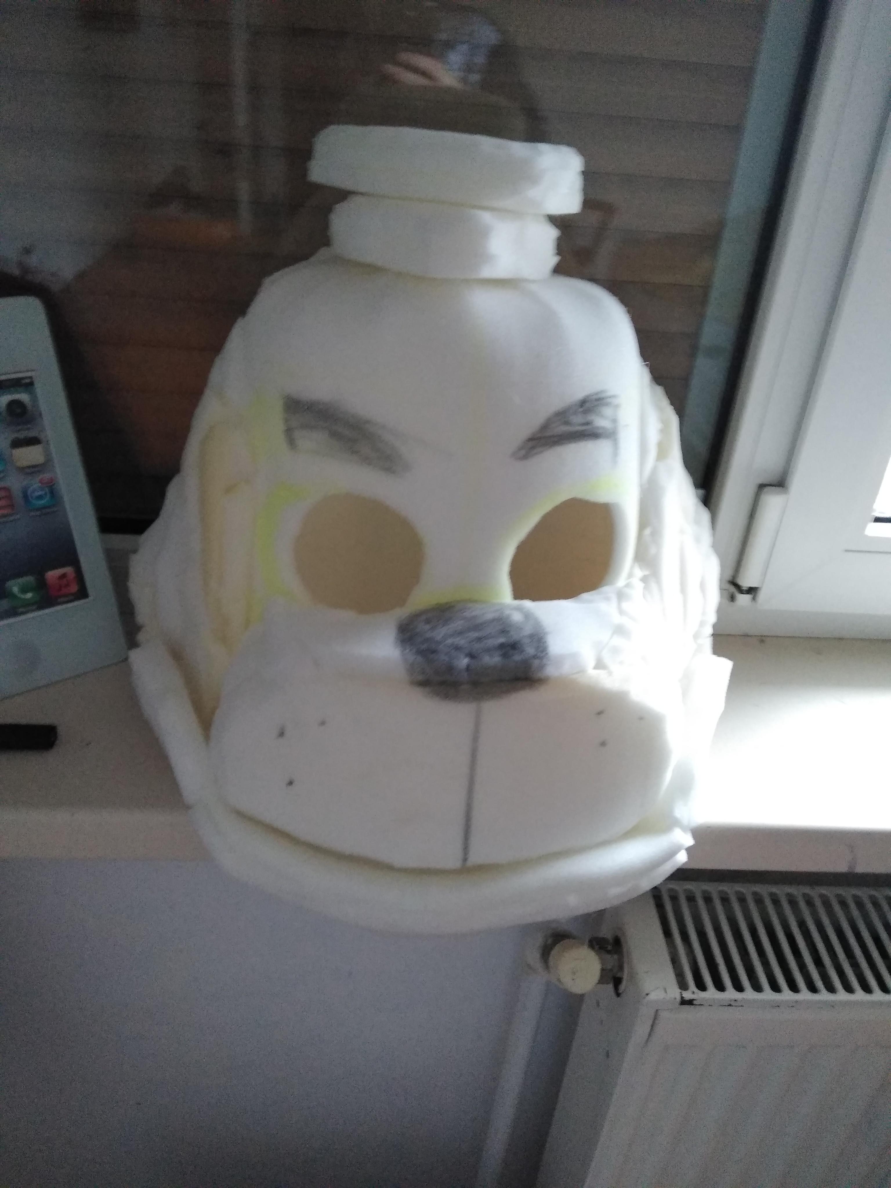 Freddy mask progress so far | Scrolller