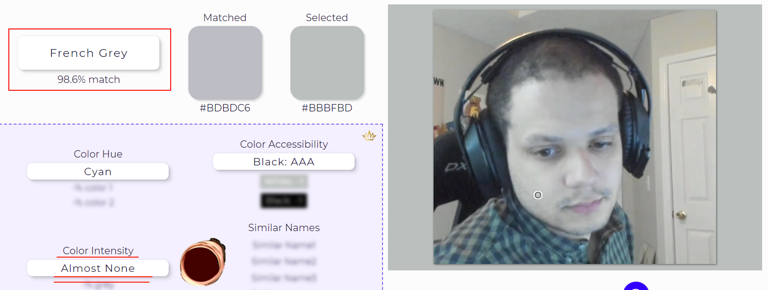 French Grey Scrolller