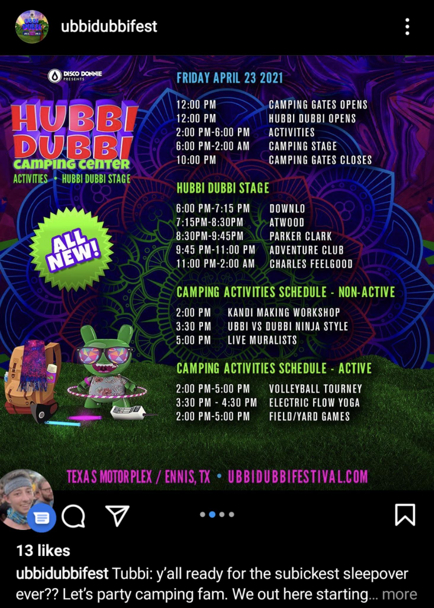 Friday Camp Schedule | Scrolller