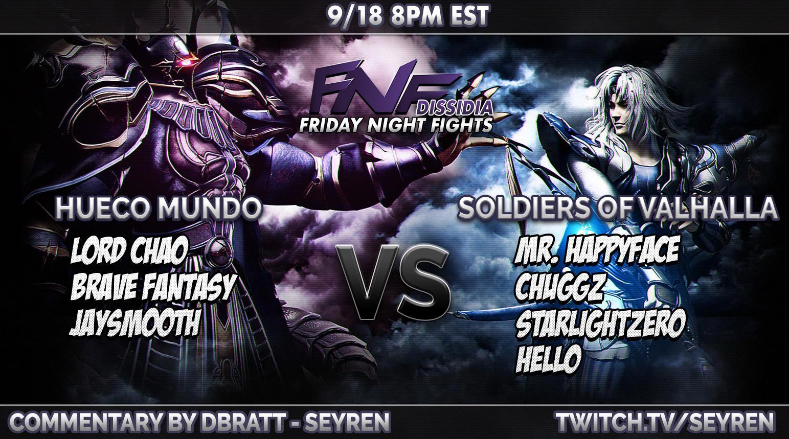 Friday Night Fights ~ Team Hueco Mundo vs Soldiers of Valhalla | Scrolller