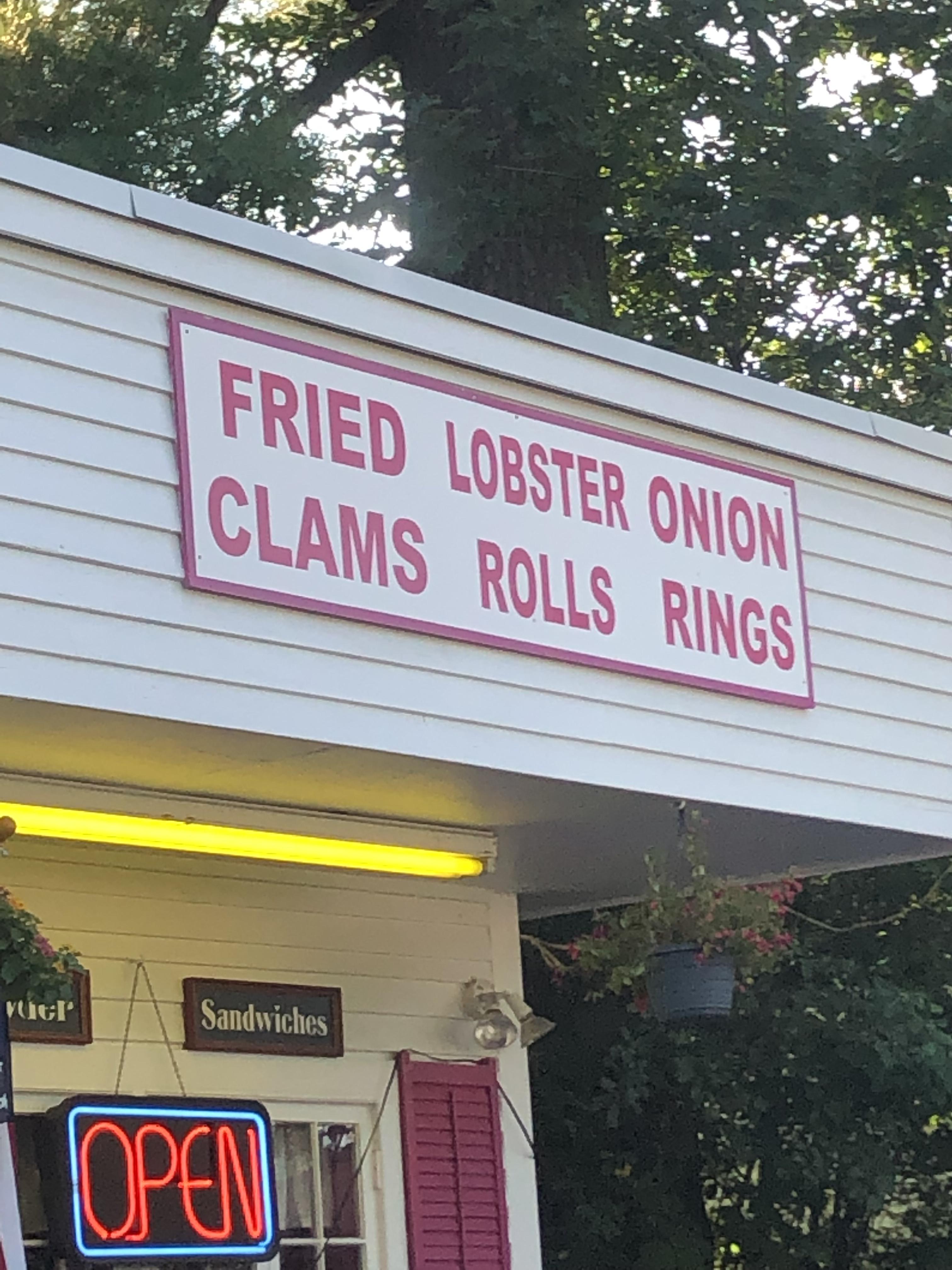 Fried lobster onion clams rolls rings | Scrolller