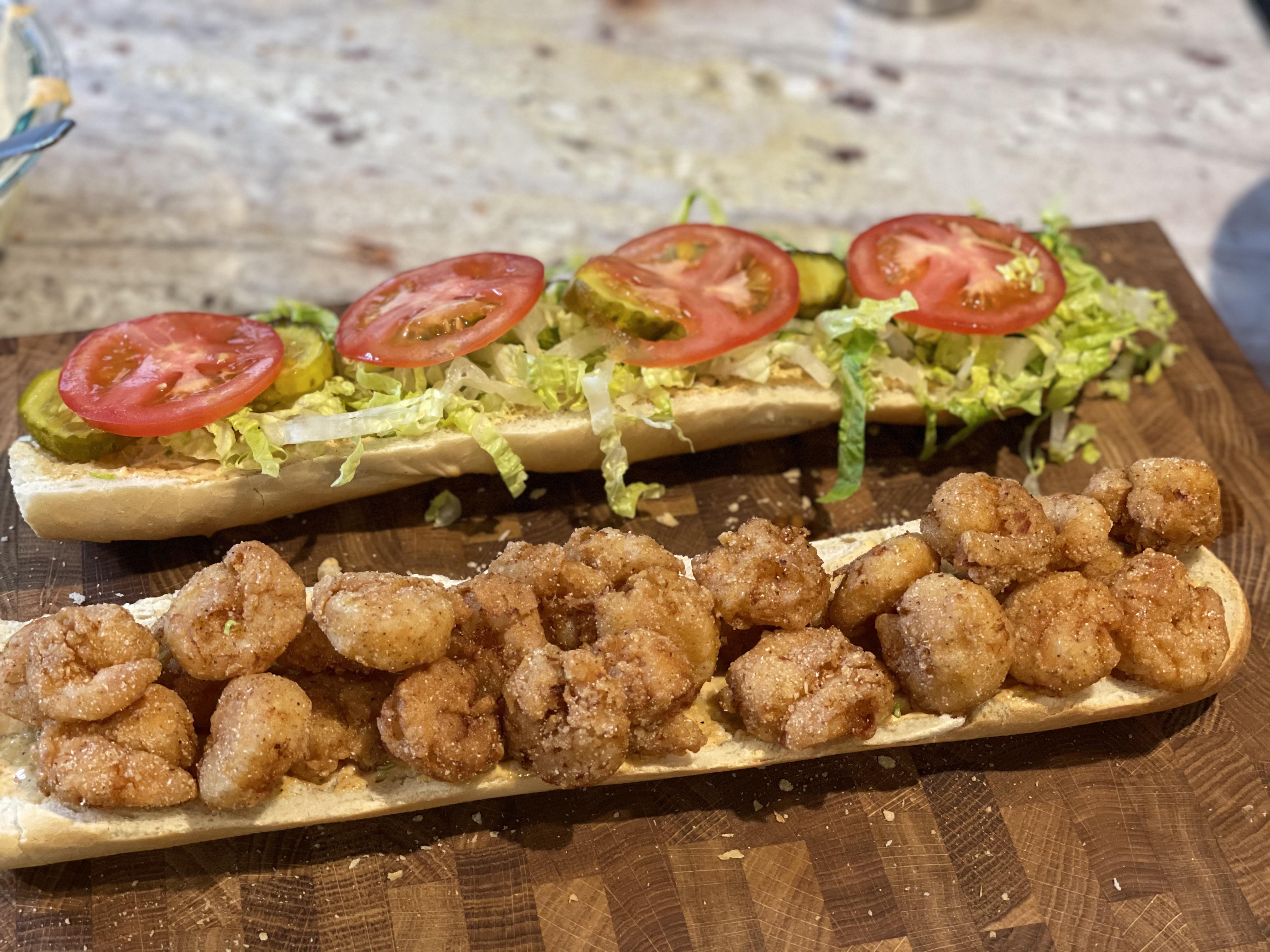 Fried Shrimp Po Boy with Spicy Remoulade | Scrolller