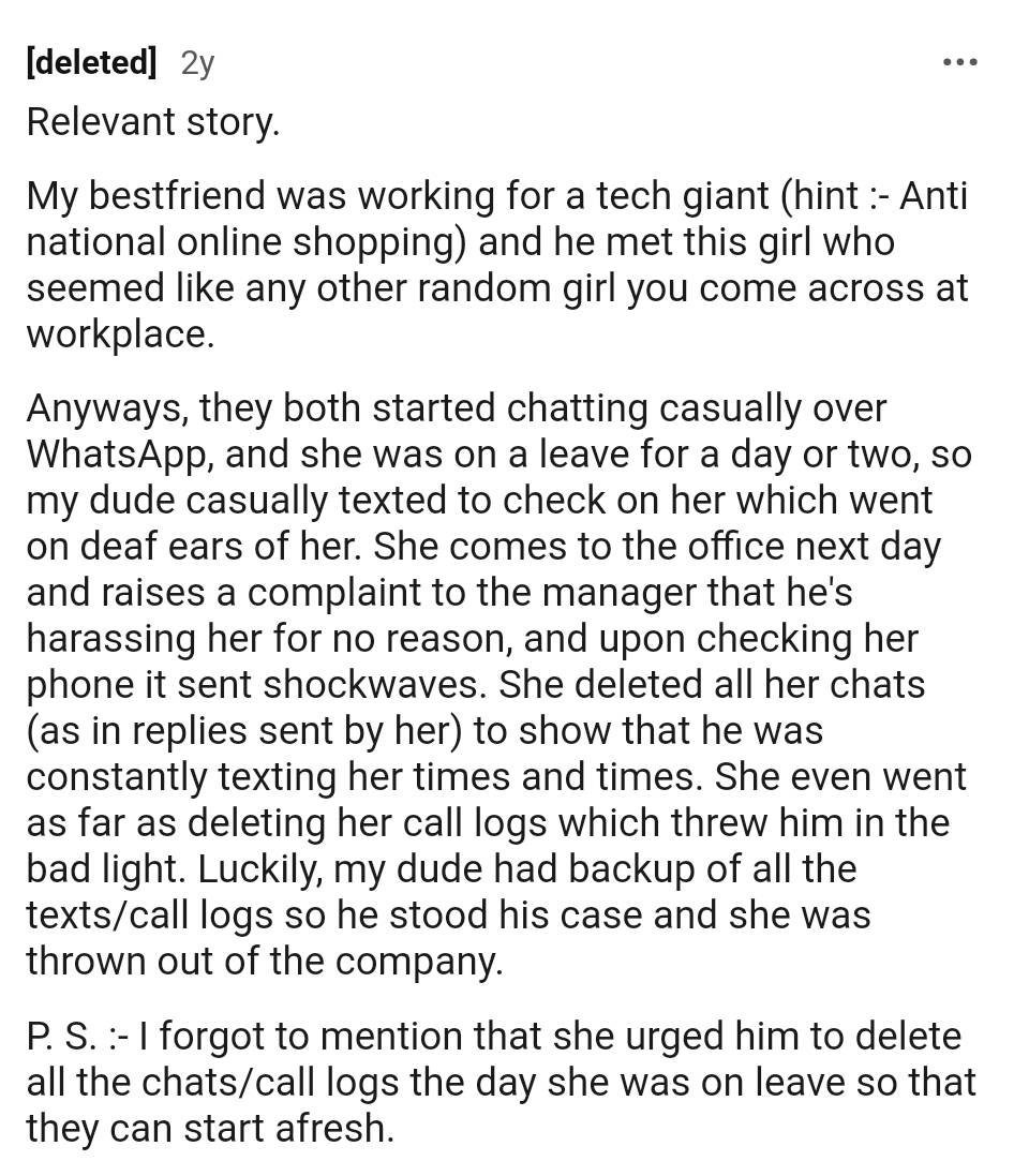 From an old thread about false accusations | Scrolller