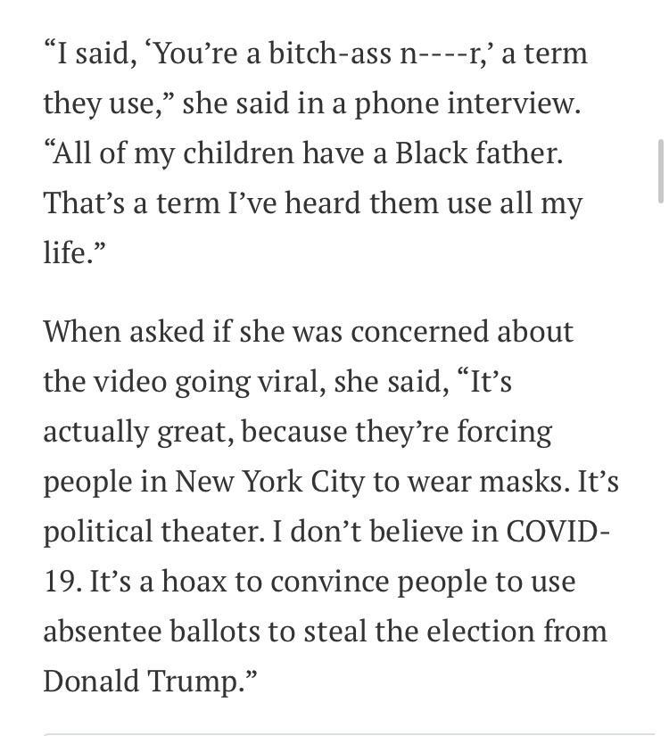 From her interview with the NY daily news | Scrolller