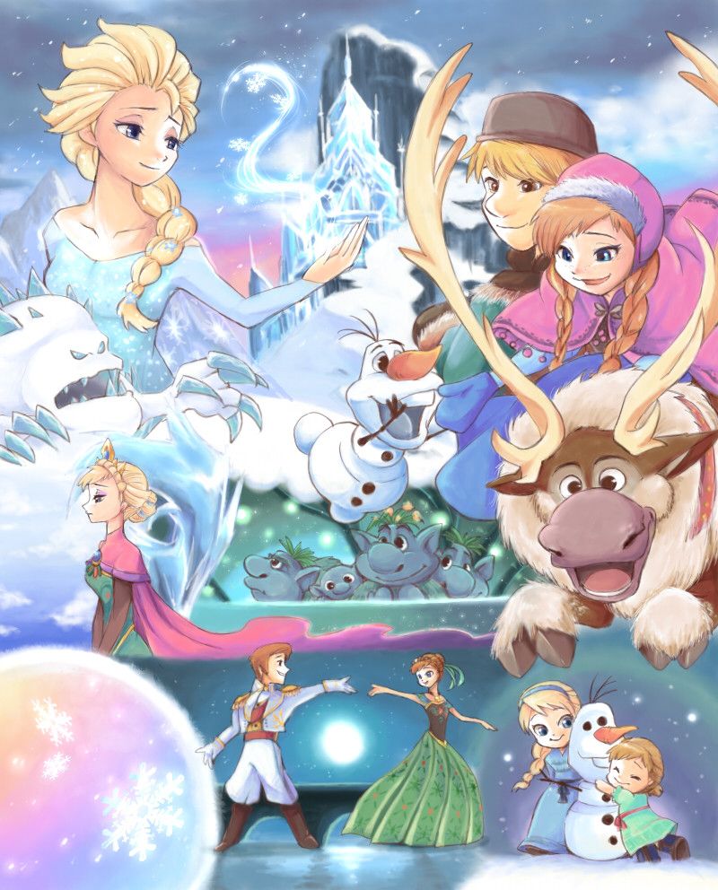 Frozen fan poster by Kirikaze (きりかぜ) | Scrolller