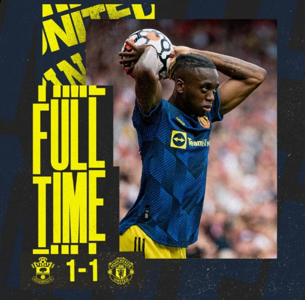 FULL-TIME : Southampton 1 - 1 Manchester United | Scrolller
