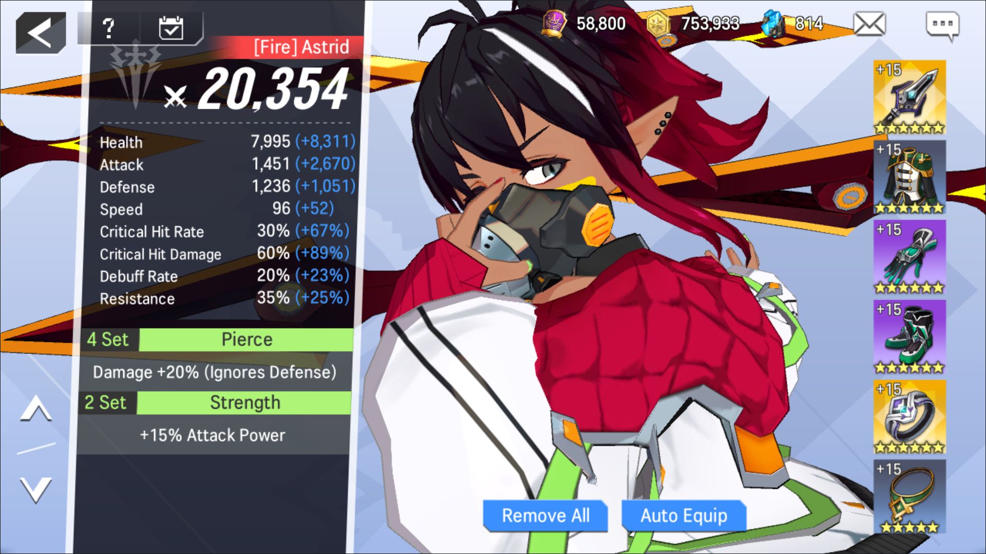 Fully Ascended level 60 Fire Astrid | Scrolller