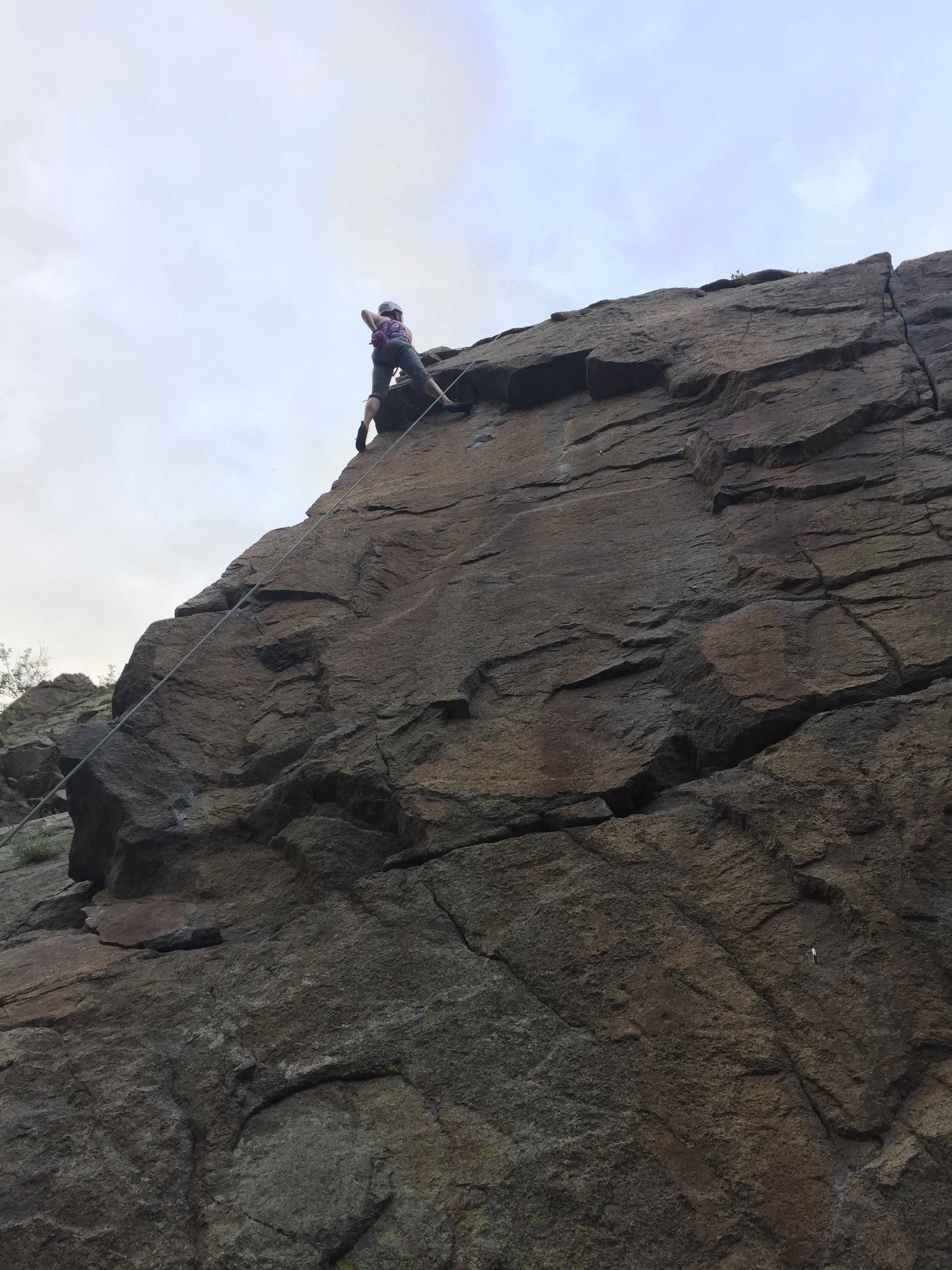 Fun arete in Boulder Canyon | Scrolller