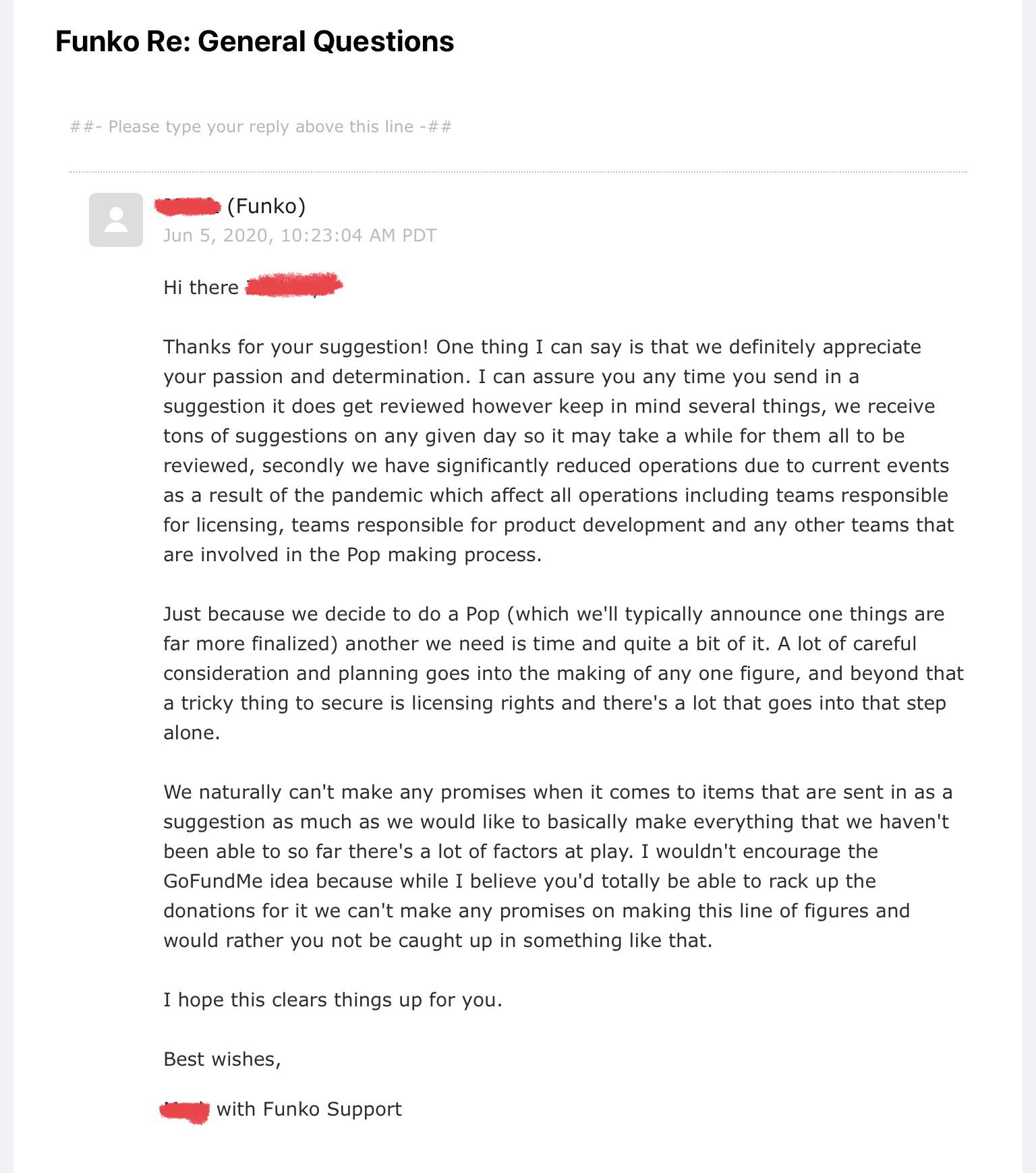 Funko POP UPDATE: Funko’s official response regarding a potential line… | Scrolller