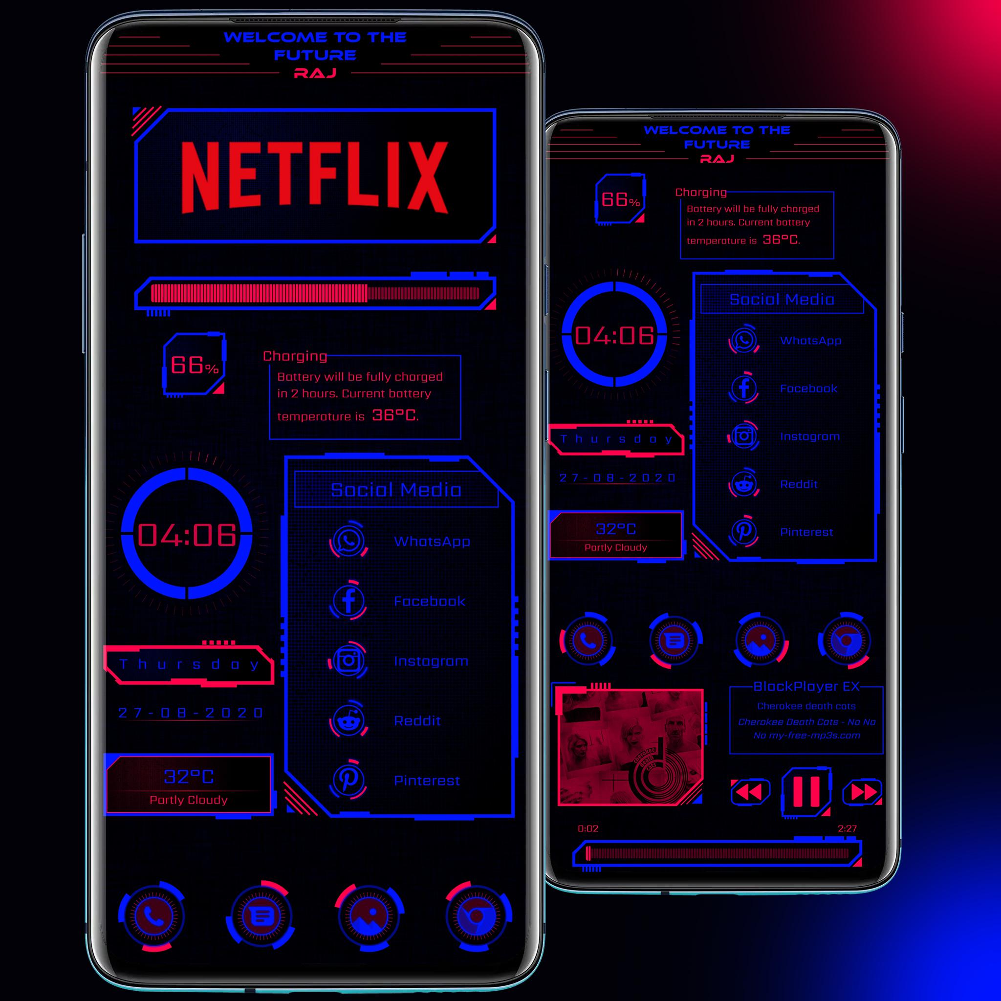 Futuristic tech hud Nova setup | Scrolller