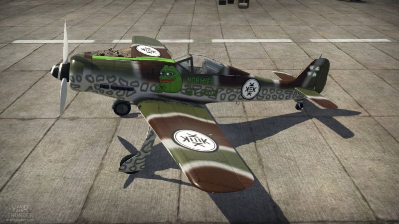 FW-190 D-9 w/ Kekistan Remembrance skin | Scrolller