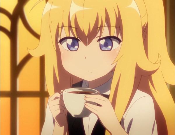 Gabriel drinking coffee [Gabriel DropOut] | Scrolller
