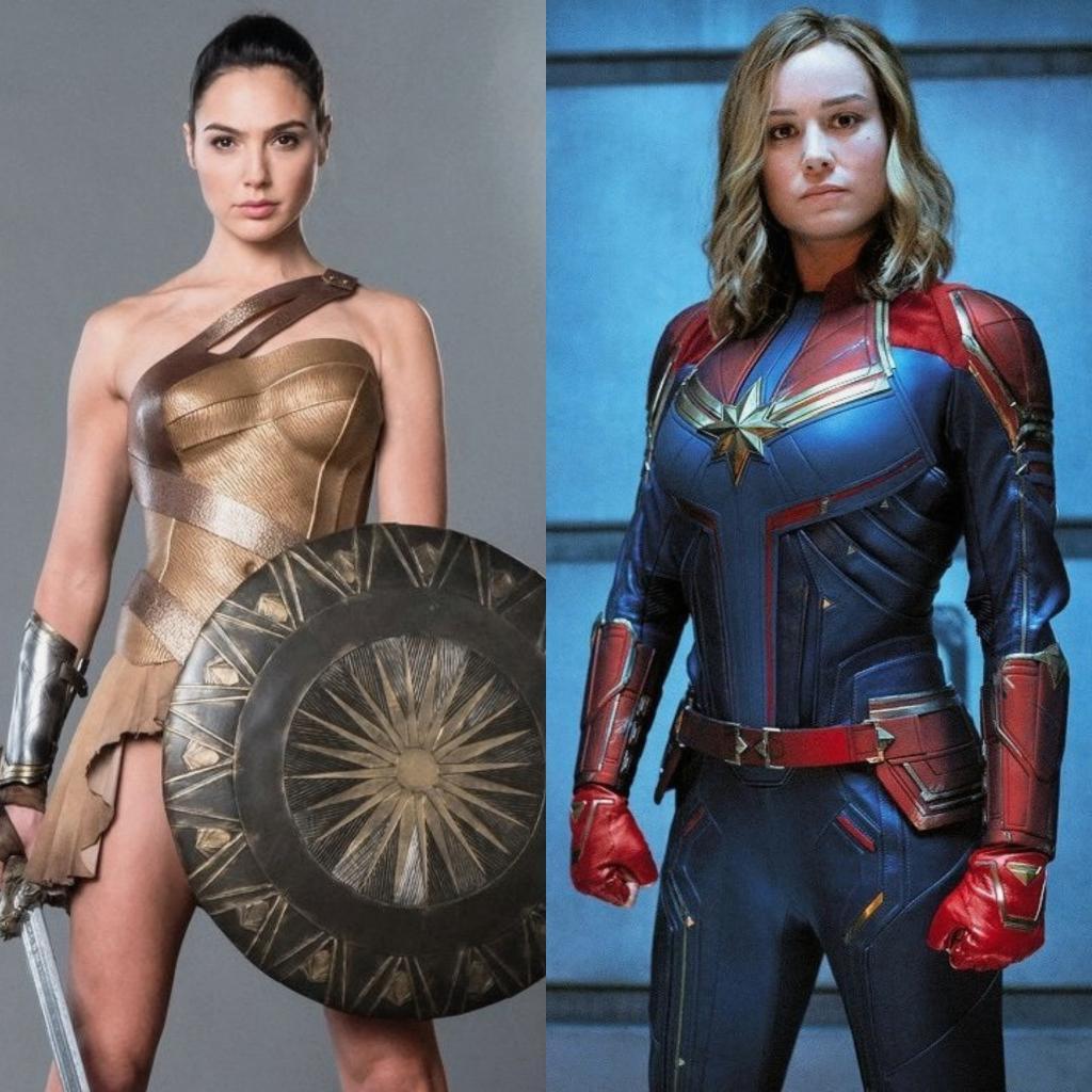 In character fuck Gal Gadot as Wonder Woman or Brie Larson as Captain Marvel | Scrolller