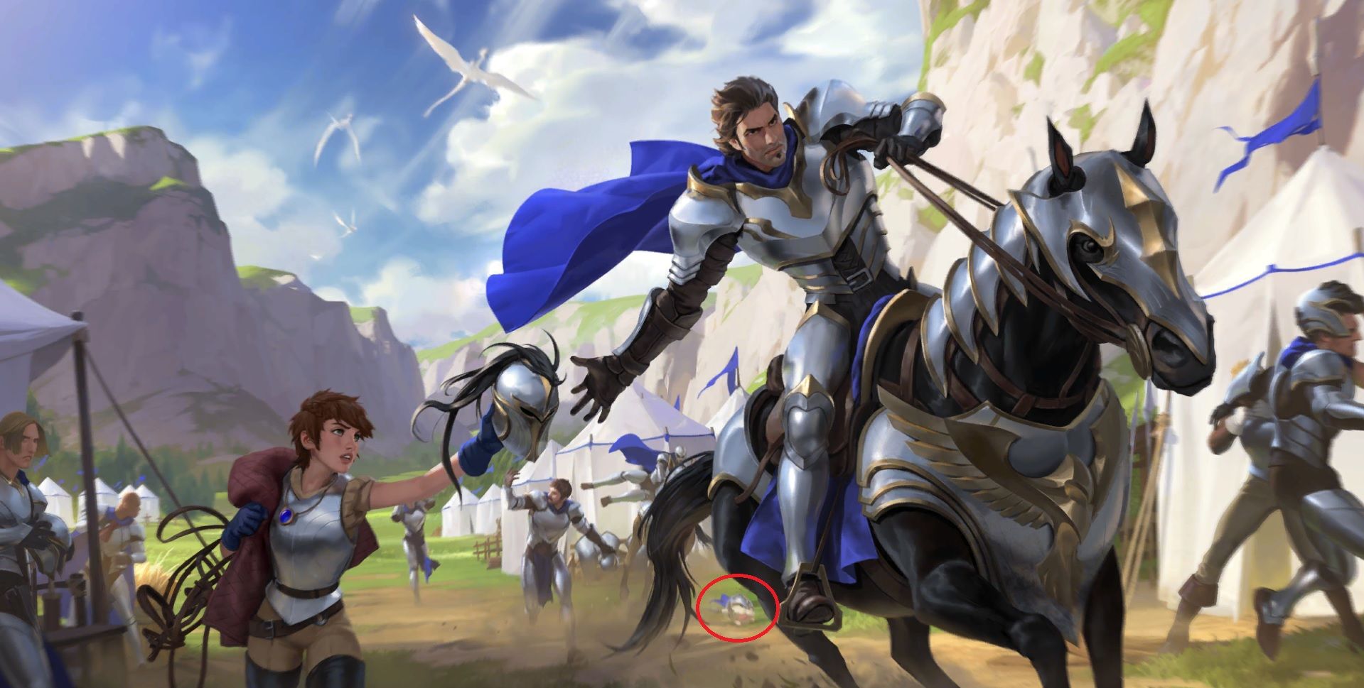 Gallant Rider art easter egg | Scrolller