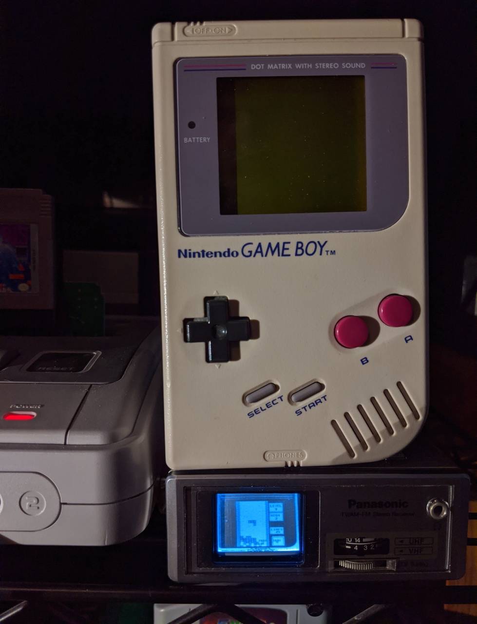 Gameboy Tetris on tiny CRT. | Scrolller