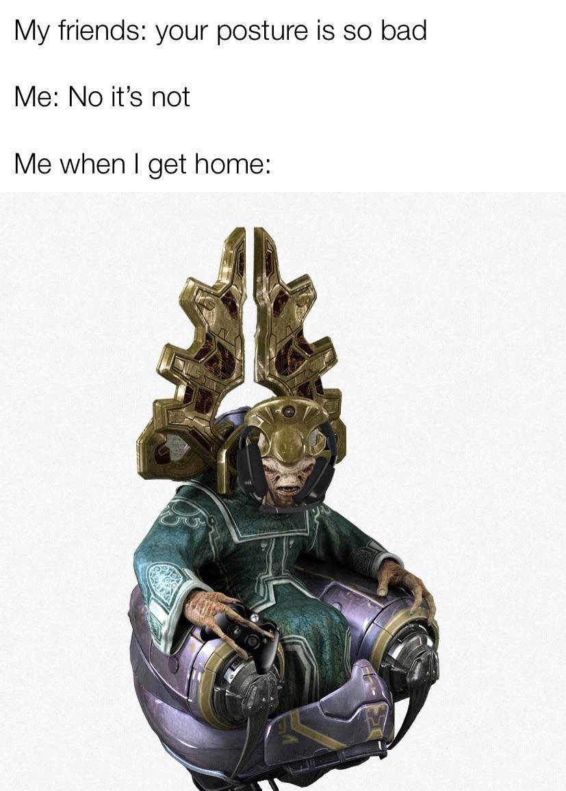 Gaming posture | Scrolller