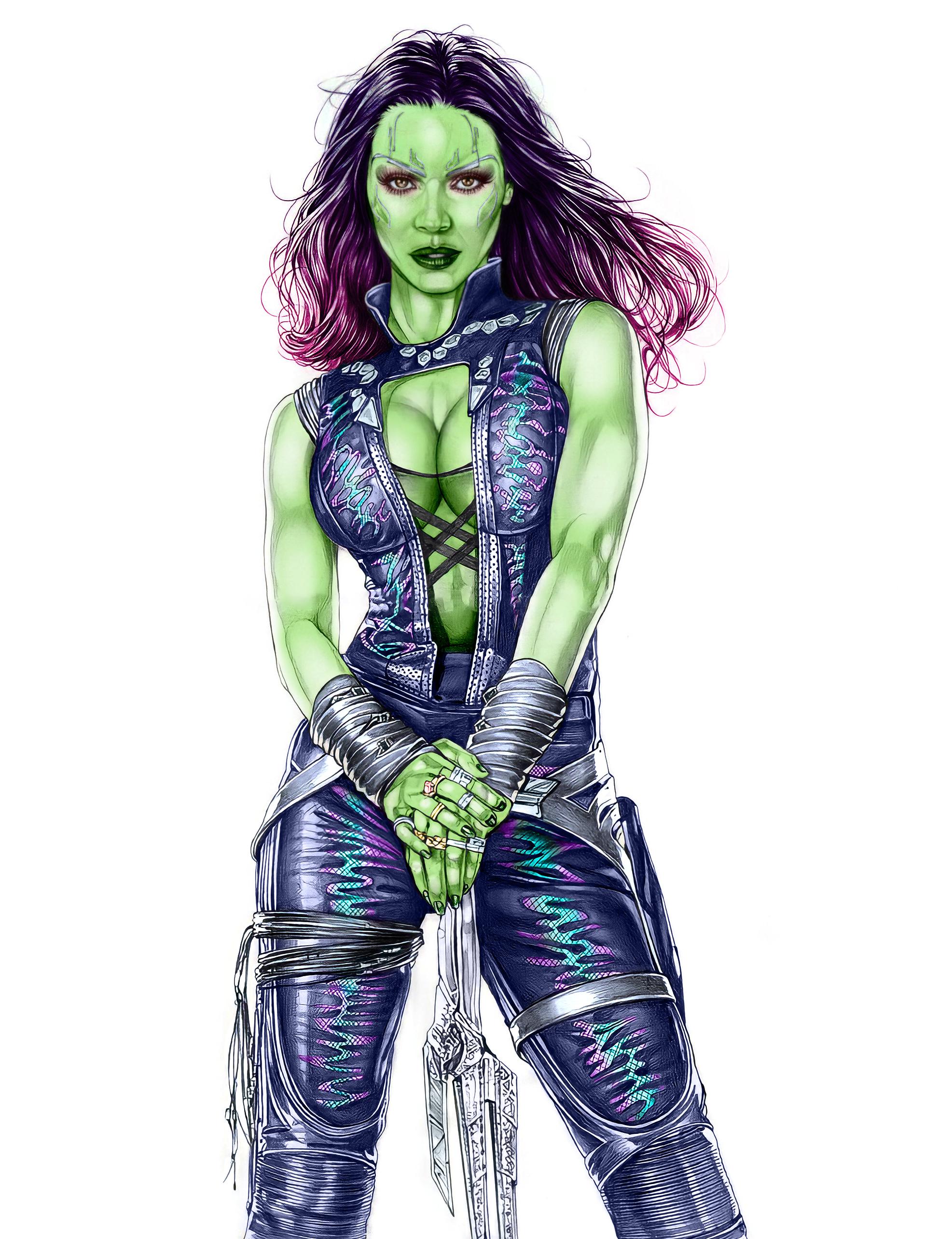 Gamora from Grardians of the Galaxy | Scrolller