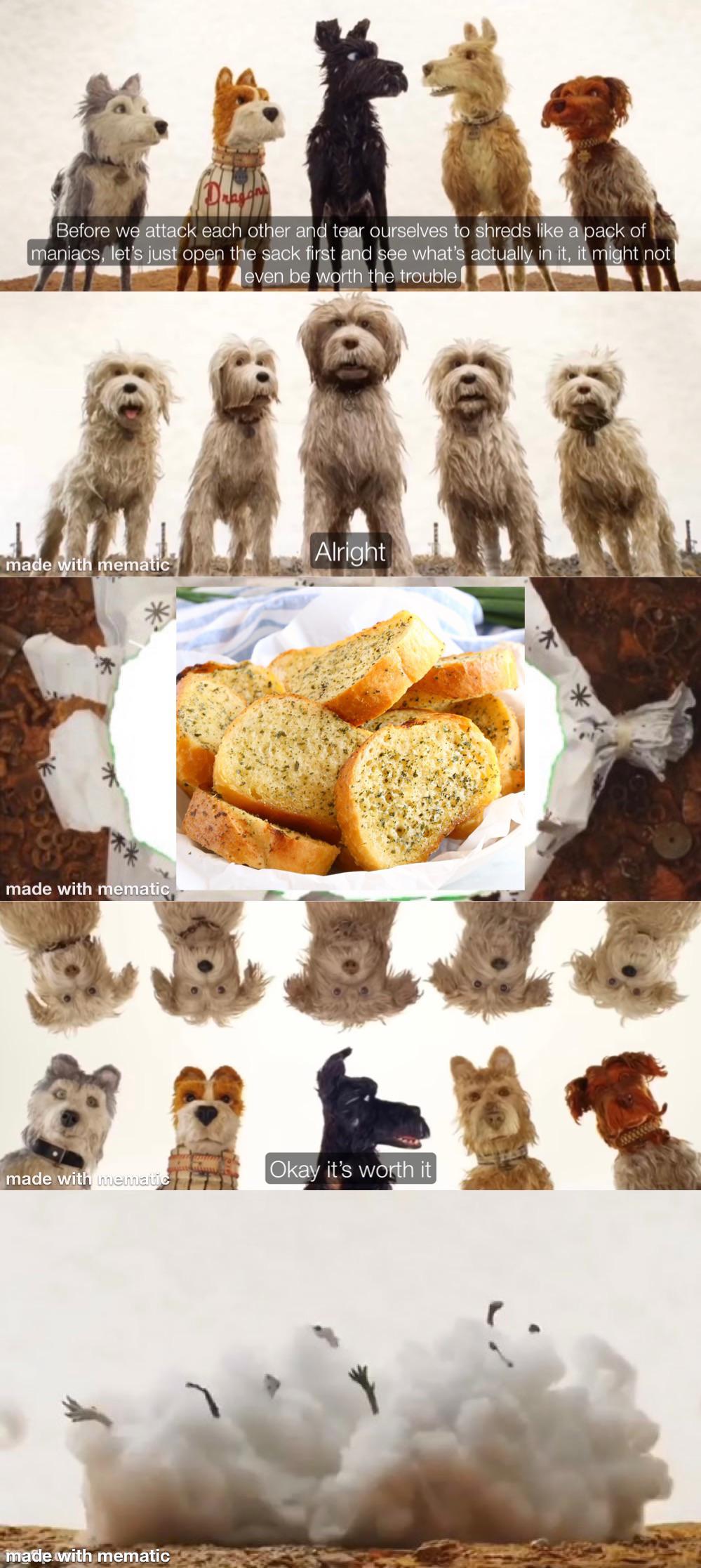 Garlic bread is delicious | Scrolller