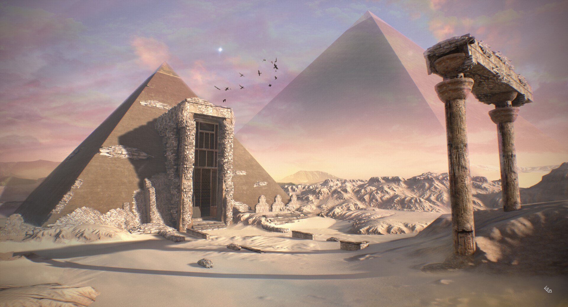 Gate of Osiris by Emilio Di Pietro | Scrolller