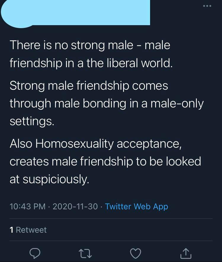 Gatekeeping male friendship | Scrolller