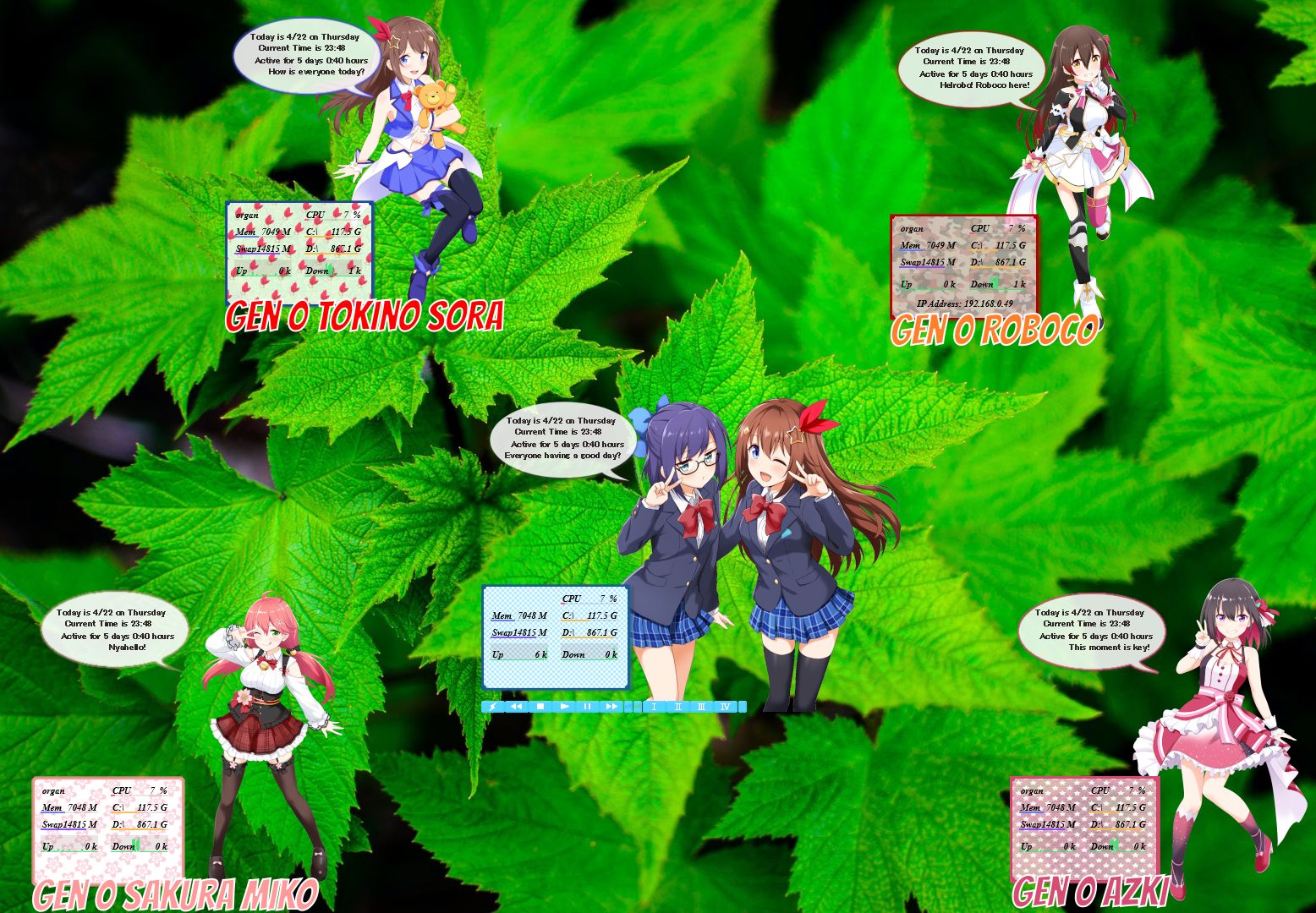 Gen 0 Rainmeter Skins | Scrolller