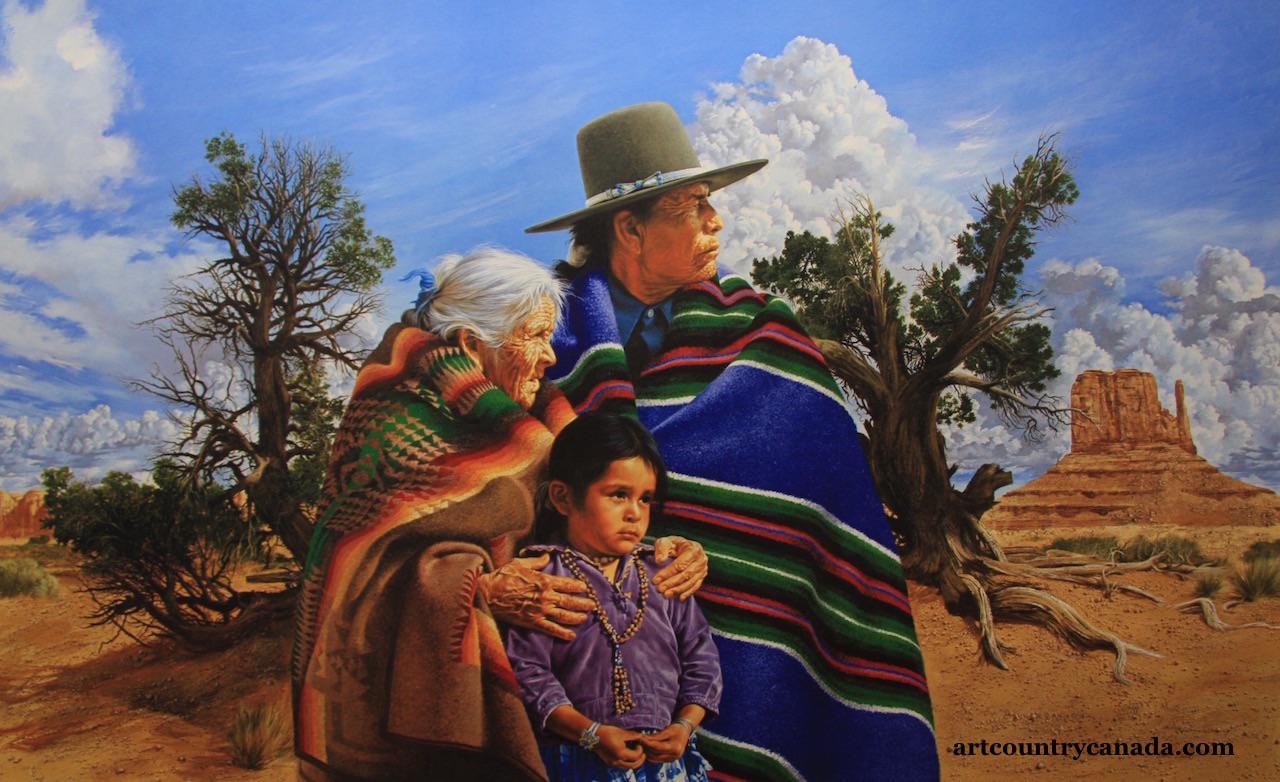 “Generations in the Valley” by Paul Calle 18.5” x 30” (sorry for the ...