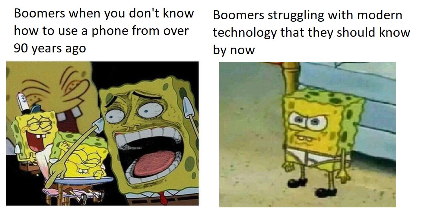 Get with the times BOOMER. | Scrolller