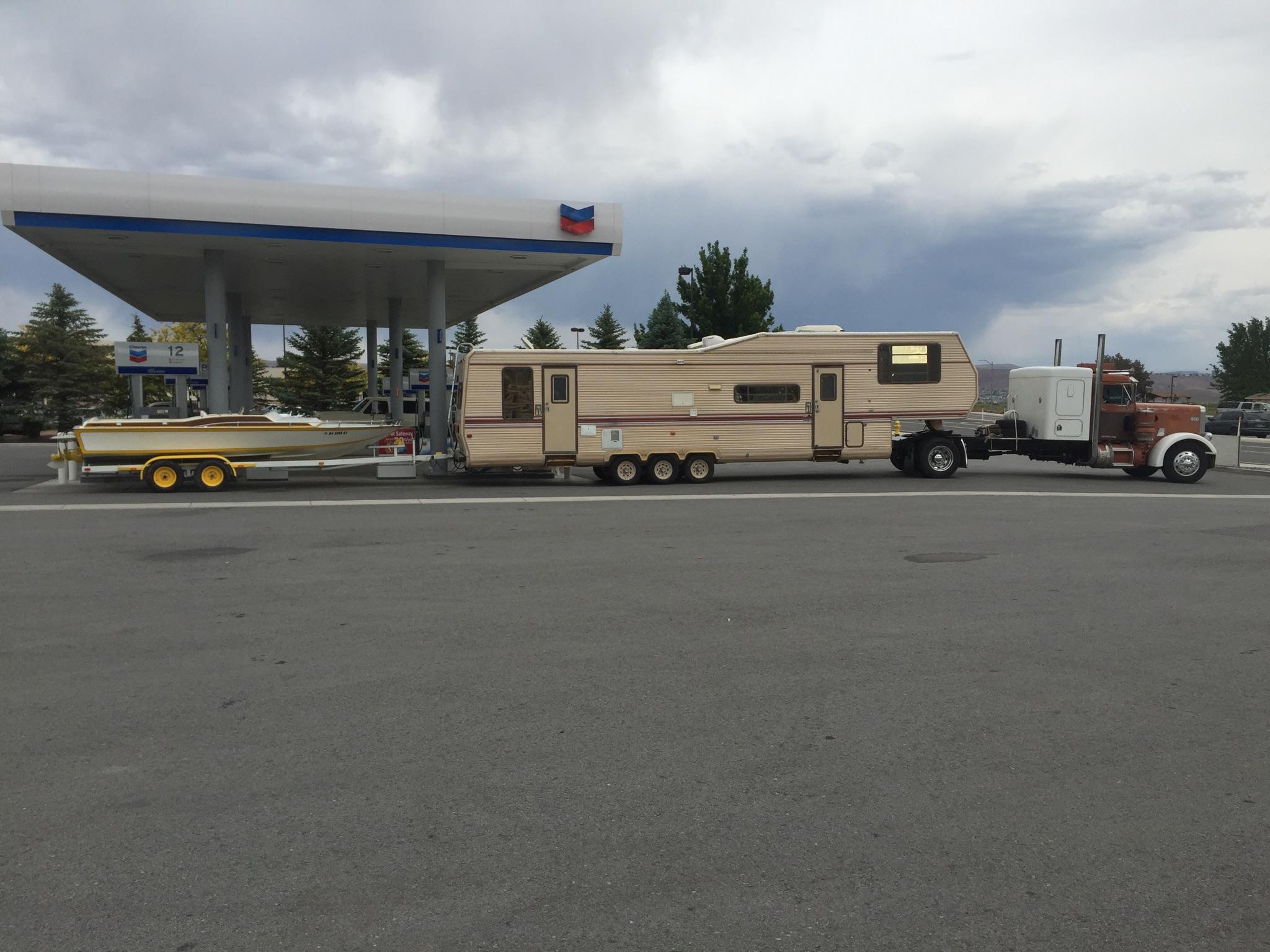 Getting fuel for the weekend. | Scrolller