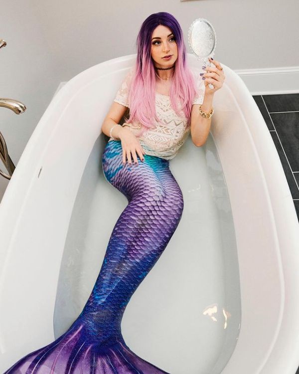 Gibi ASMR as a mermaid (picture from her instagram) | Scrolller