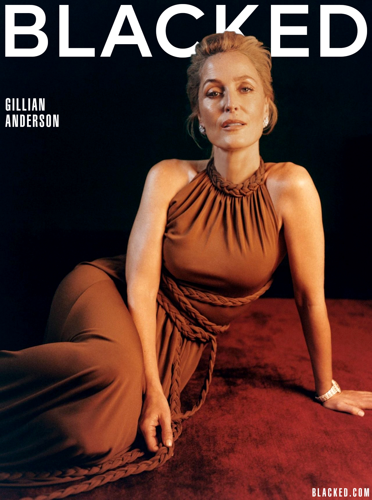 Gillian Anderson for Blacked | Scrolller