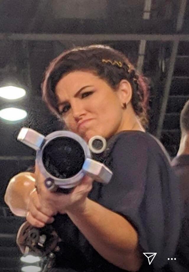 Gina Carano shooting at you! | Scrolller