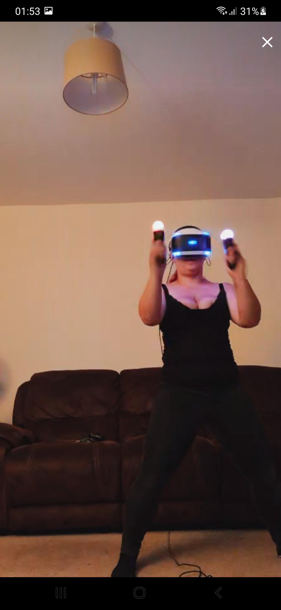 Girl Playing VR Games live | Scrolller