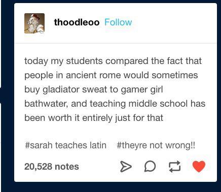 Gladiator Bathwater | Scrolller