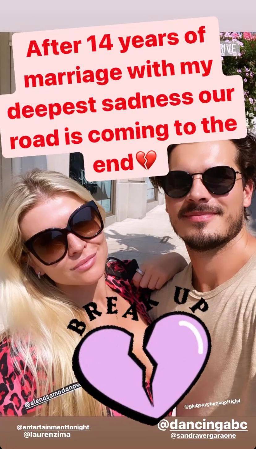 gleb and his wife have split. this is what she posted... | Scrolller
