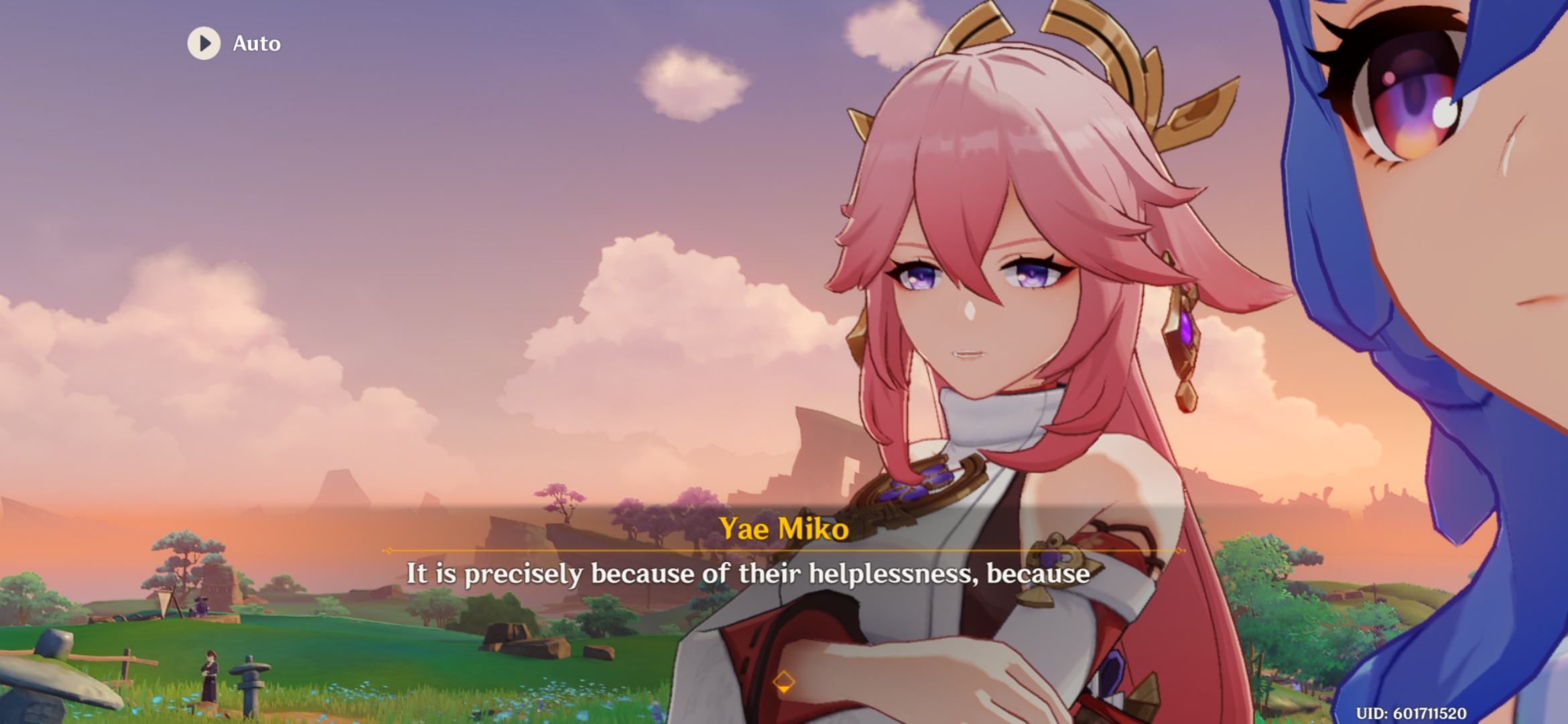 Glitch Ganyu screenshot in Archon quest. All are helpless before our goat. | Scrolller