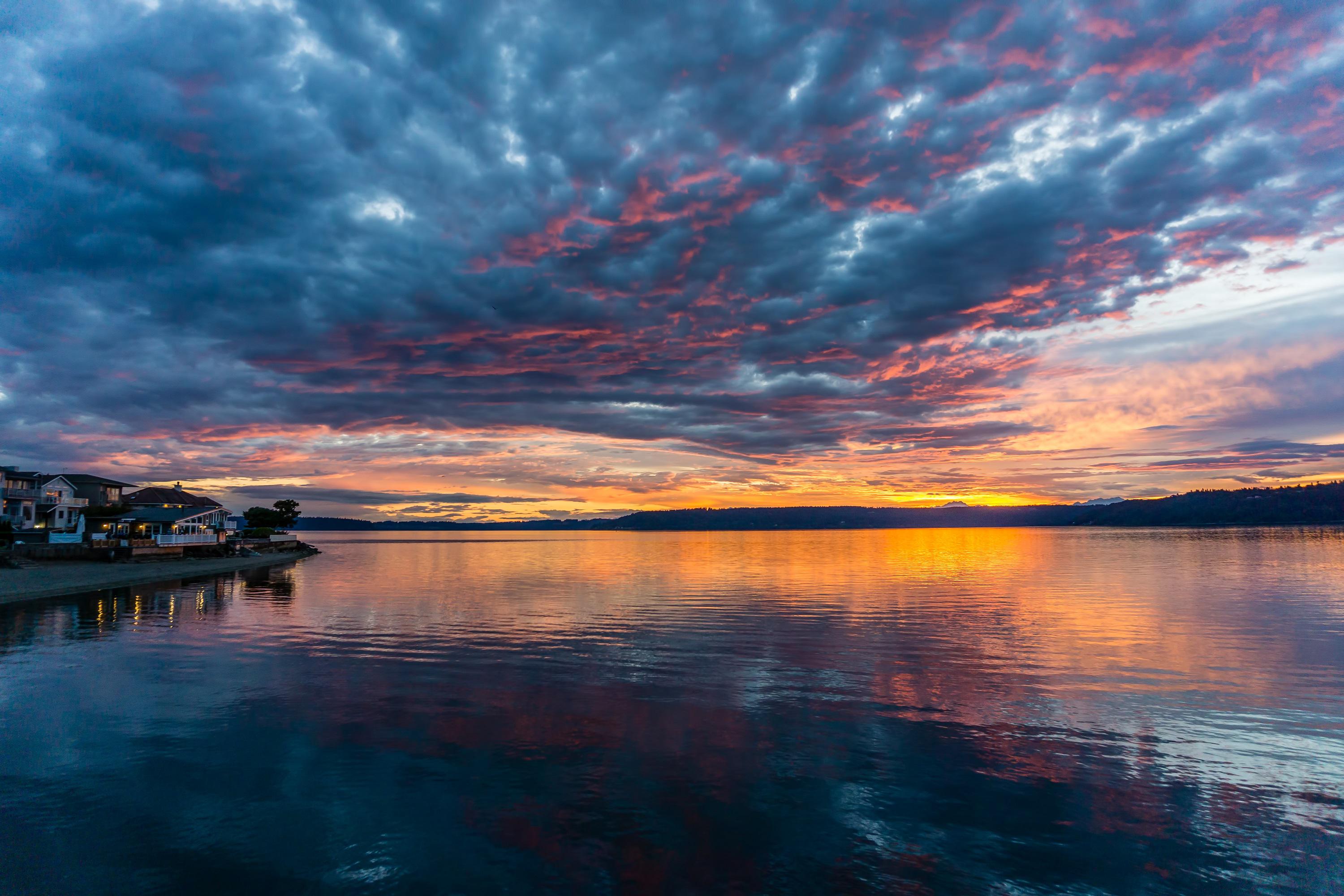 Glorious sunset at Dash Point, Washington. [OC] | Scrolller