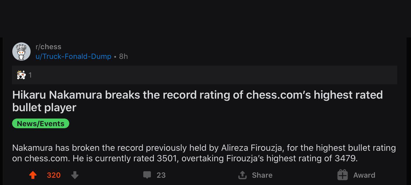 GMhikaru broke a record !!!!! | Scrolller