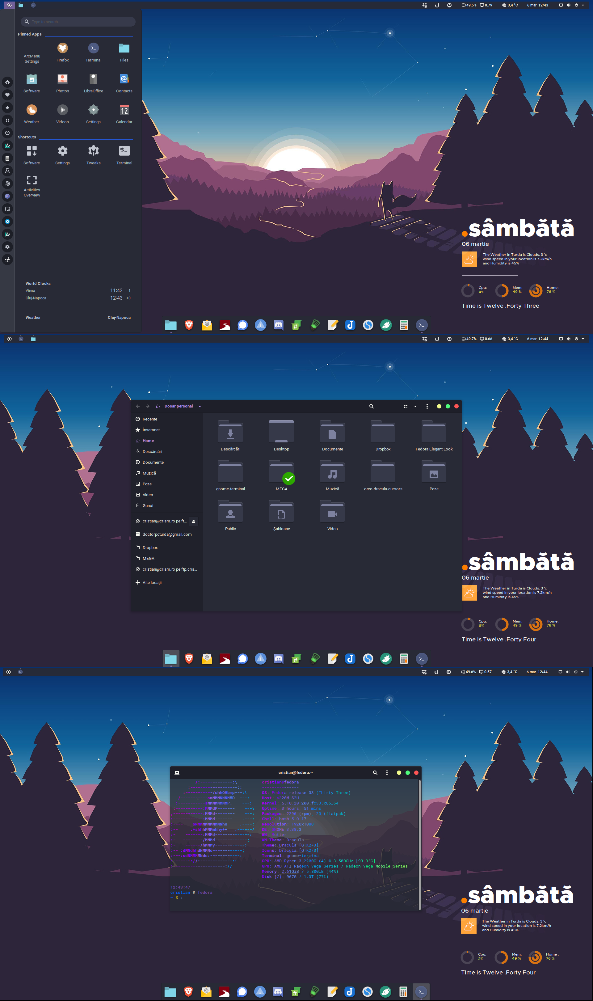 [GNOME] Dark Theme | Scrolller