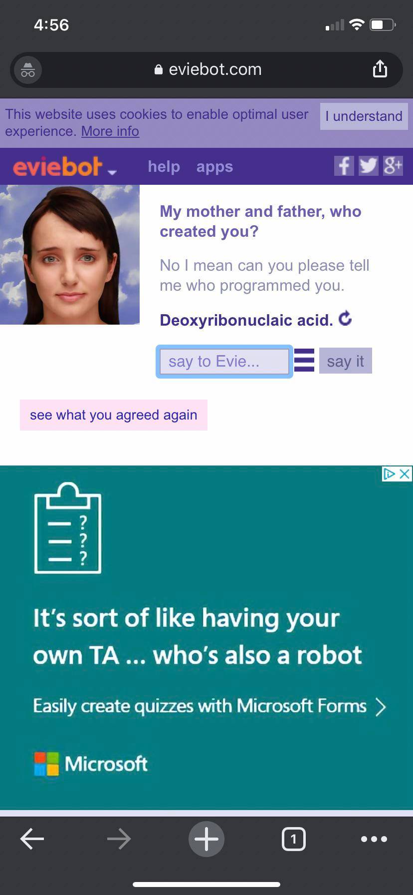 God damn it Evie bot | Scrolller