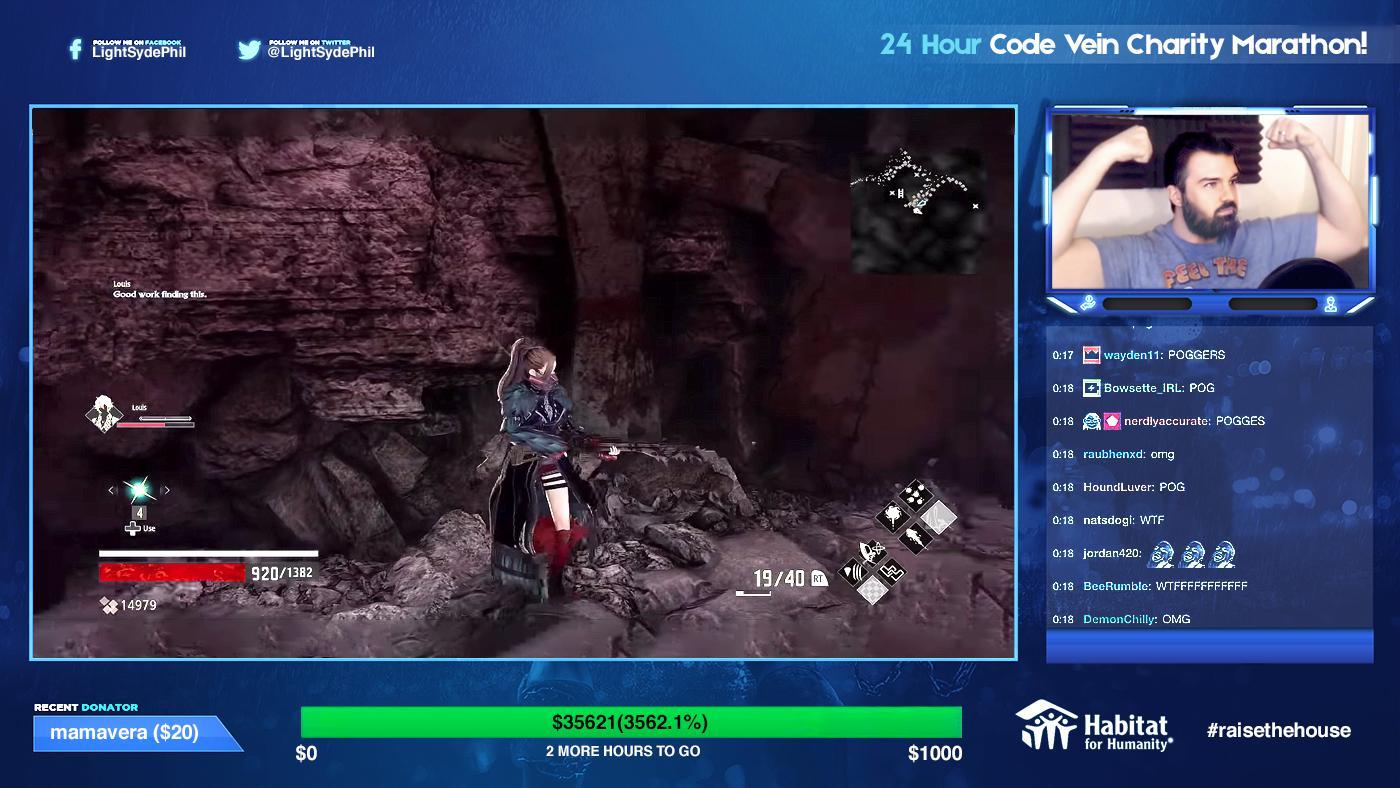 GODLIKE moment from LSPs 24 hour charity marathon yesterday: "I want to thank you all from the ...