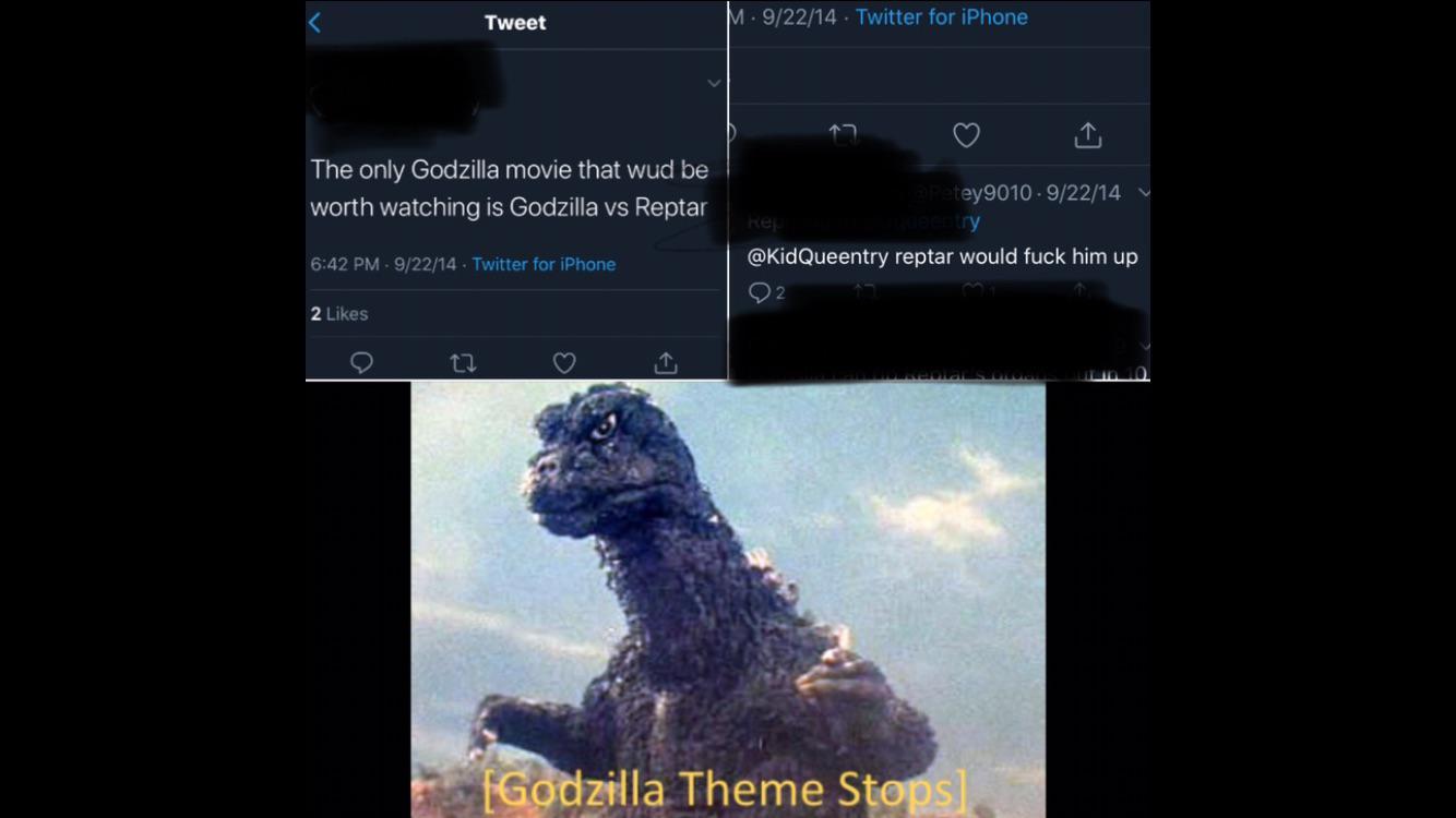 [Godzilla Theme Stops] | Scrolller