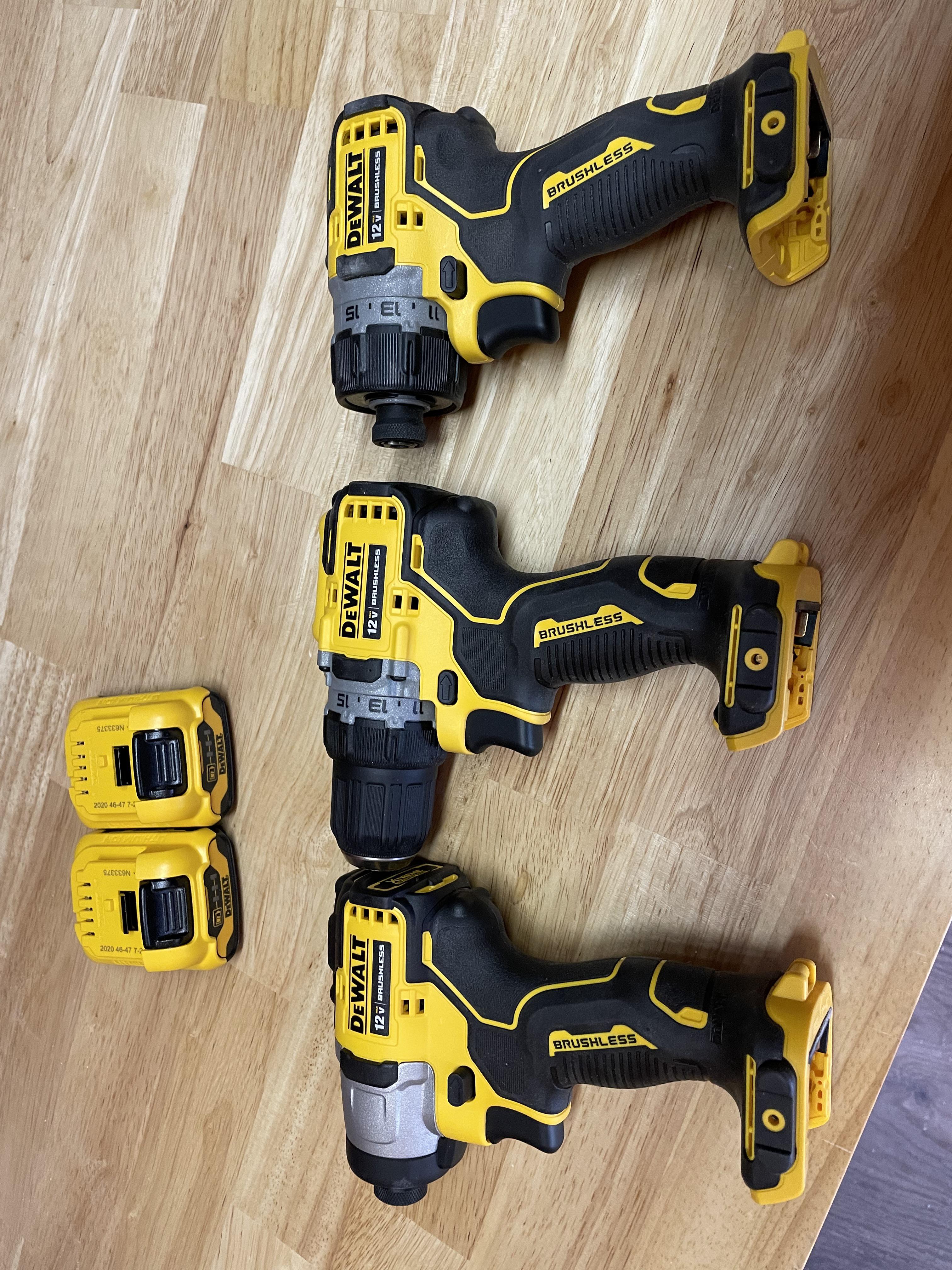 Going from ryobi tools to some big boy tools. Dewalt 12v extreme | Scrolller