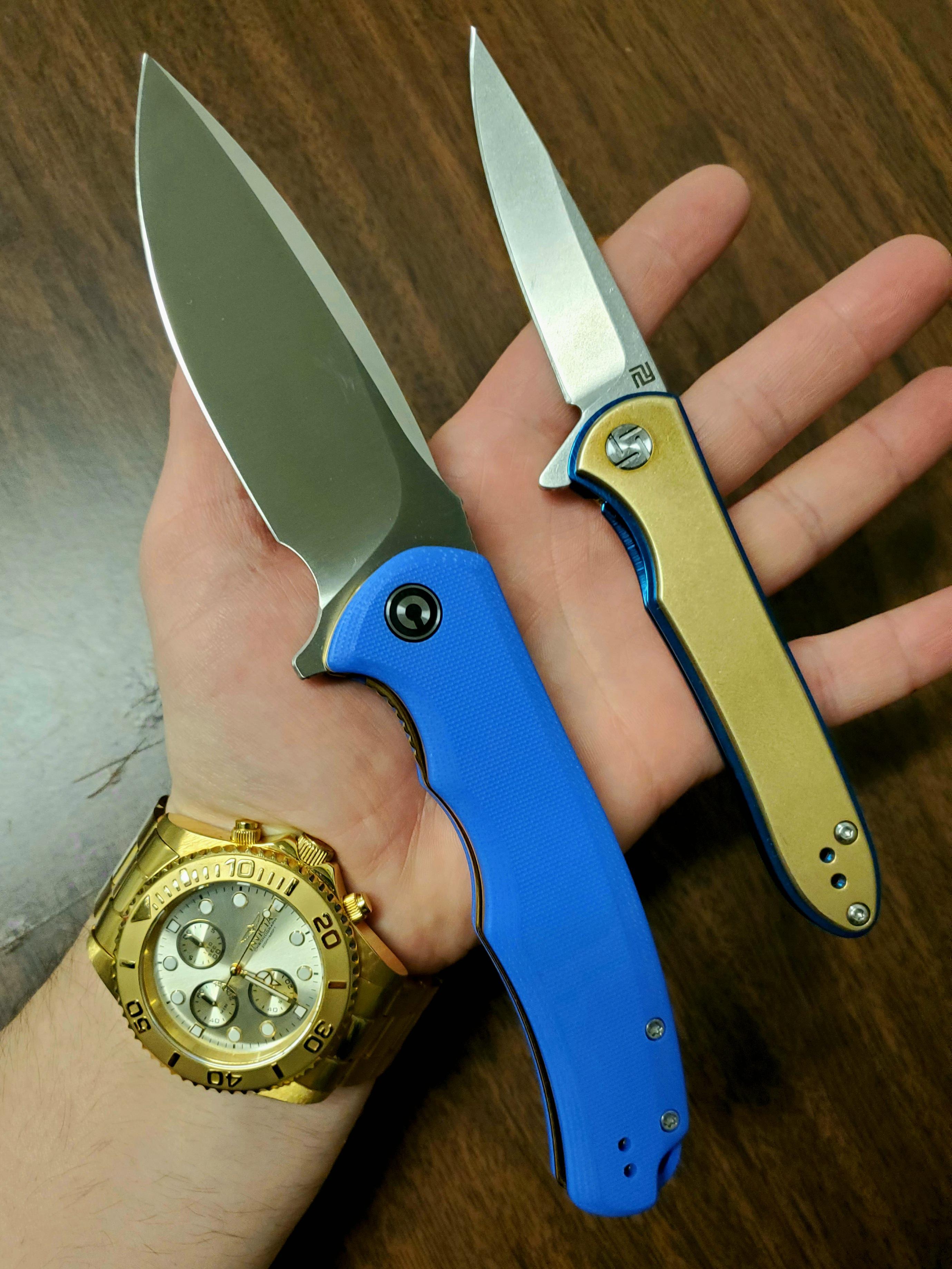 Gold and Blue Carry | Scrolller