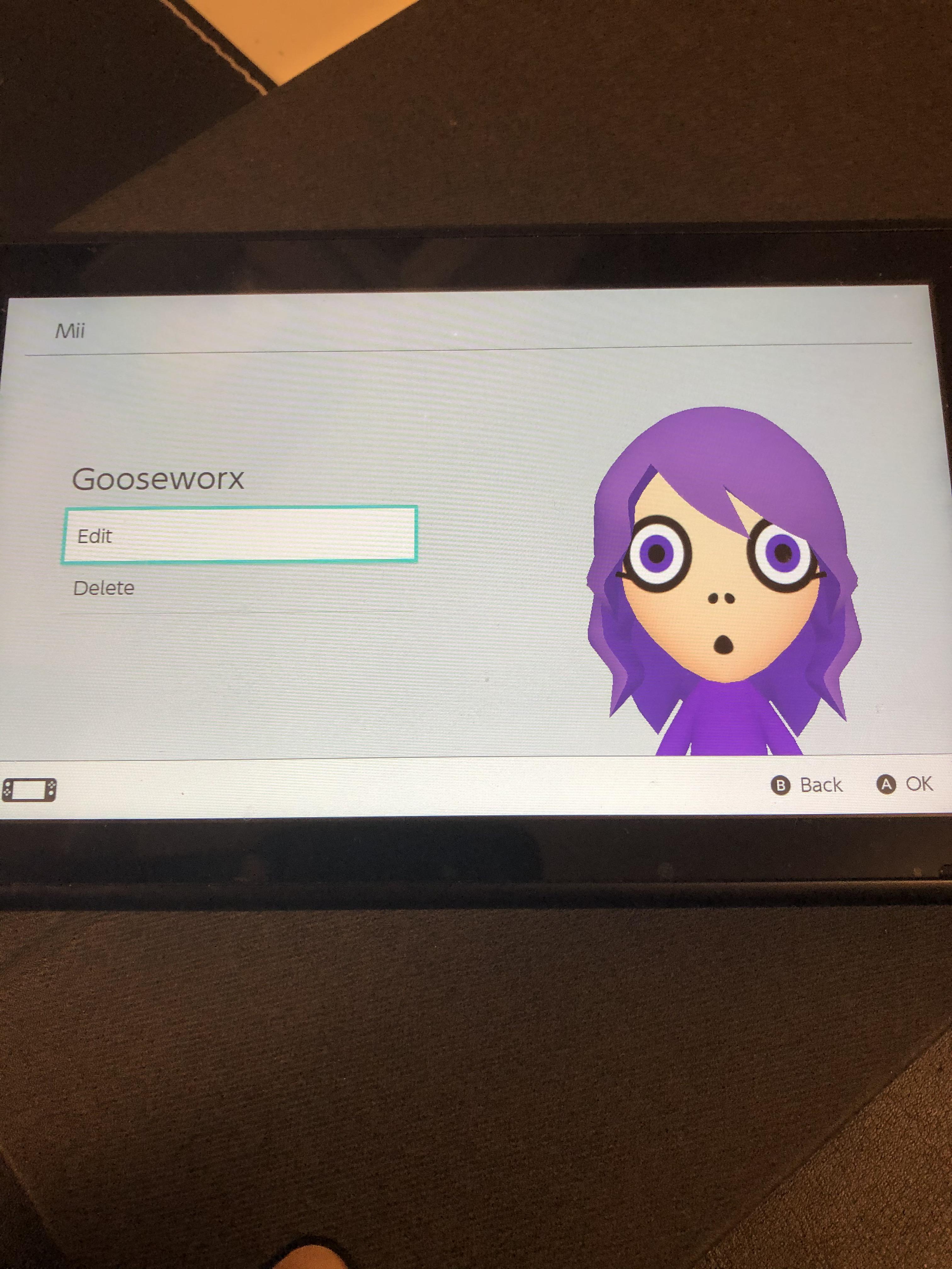 Gooseworx mii (sorry for bad quality) | Scrolller