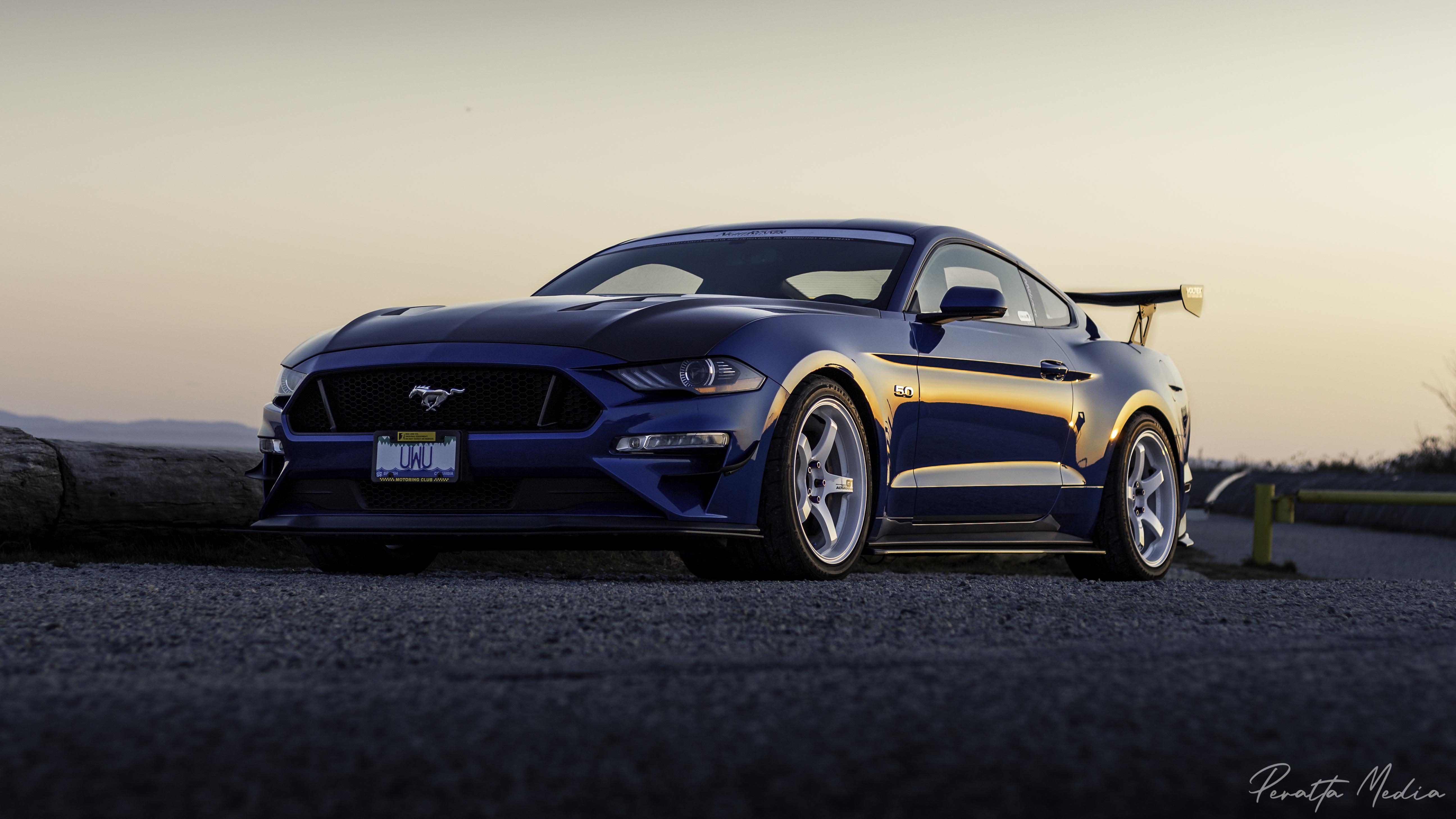 Gorgeous setting sky to the Mustang | Scrolller