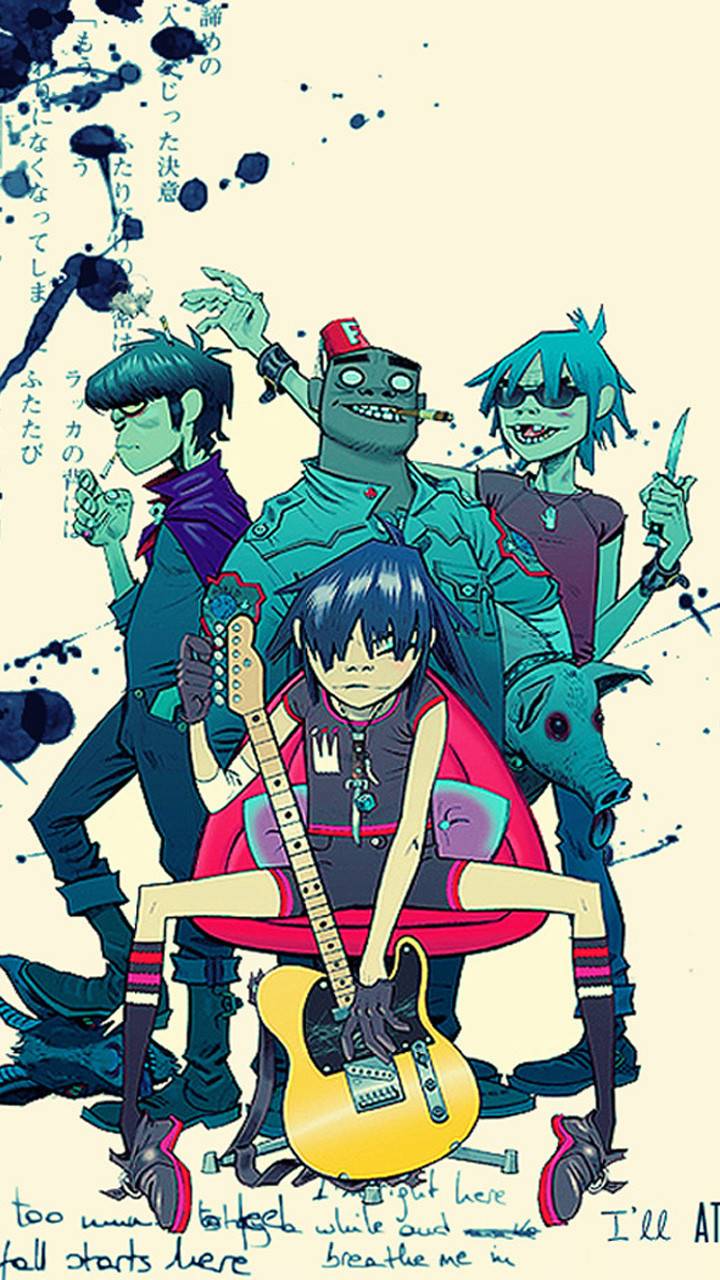 Gorillaz [720 x 1280] | Scrolller