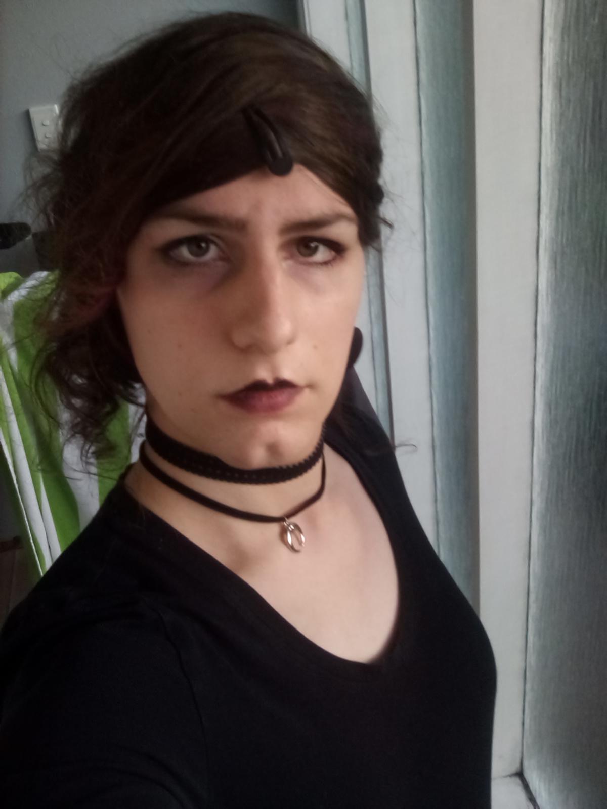 Goth Chick Relaxing (+7 months HRT) | Scrolller
